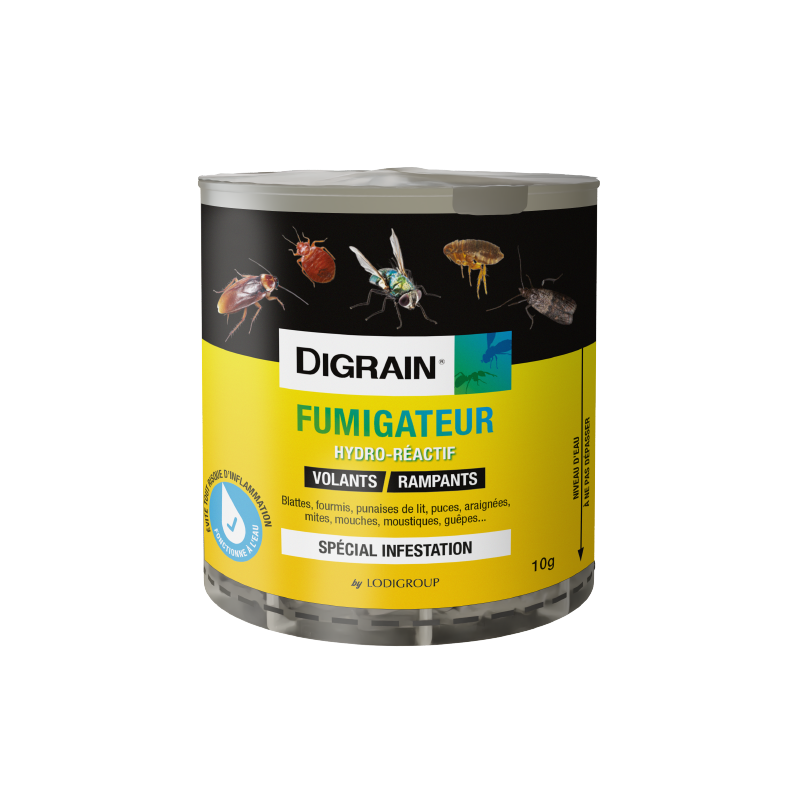 DIGRAIN® Fumigateur 10g - Lodi-hygiène