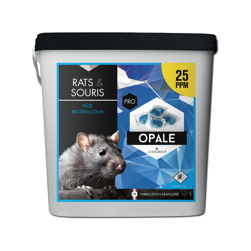 Opale Pâte Brodifacoum 25PPM 5kg - Lodi-hygiène